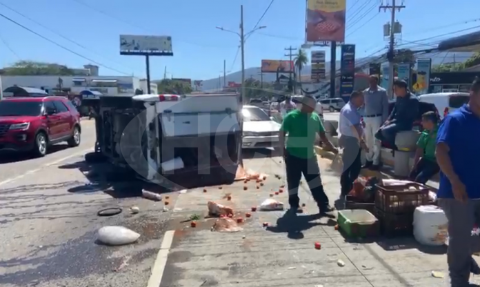 ¡varios Heridos Al Accidentarse Camioncito En Bulevar Del Norte Sps