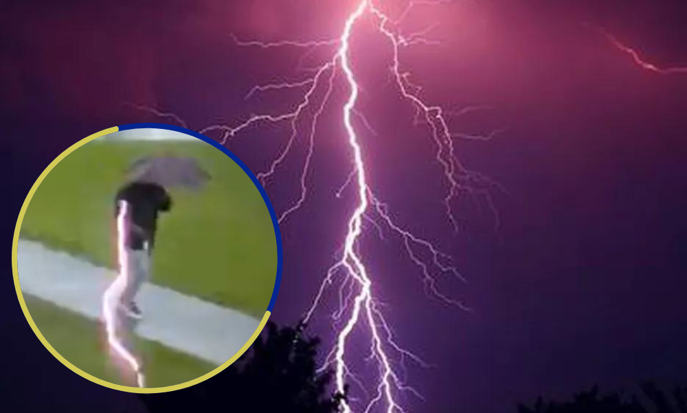 Video: Hombre se salva de ser alcanzado por un rayo - HCH.TV
