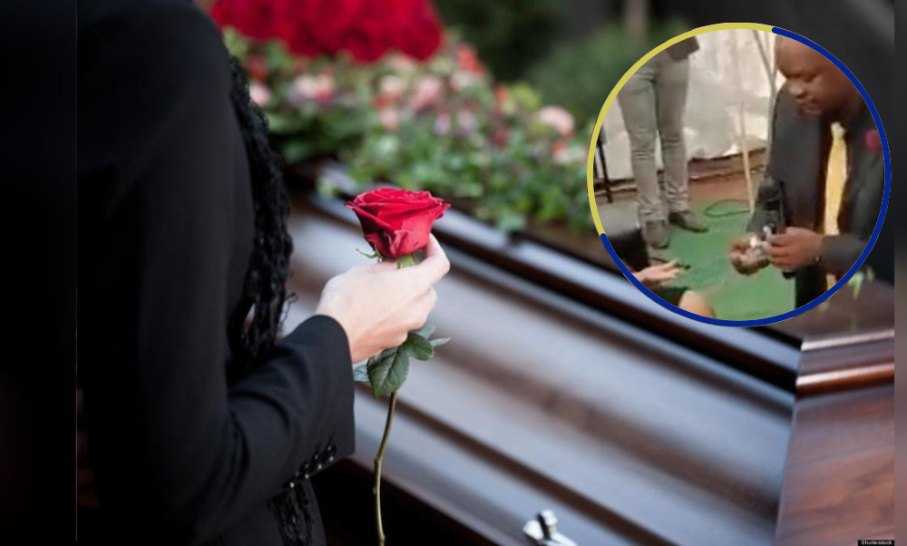 Hombre pide matrimonio a su novia en el funeral de su padre y le llueven las críticas - HCH.TV