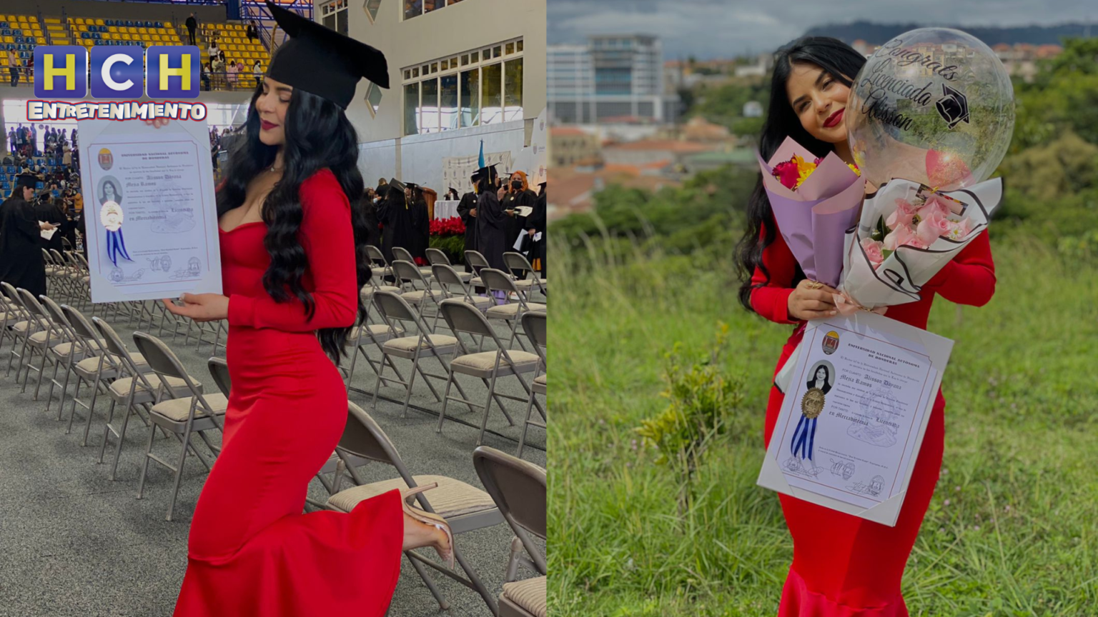 VIDEO| Así celebró Alisson Mejía tras graduarse como licenciada en mercadotecnia en la UNAH - HCH.TV
