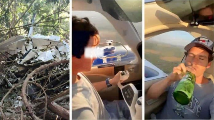 Padre e hijo murieron en un accidente de avión: Video que muestra cómo piloteaba el chico de 12 ...