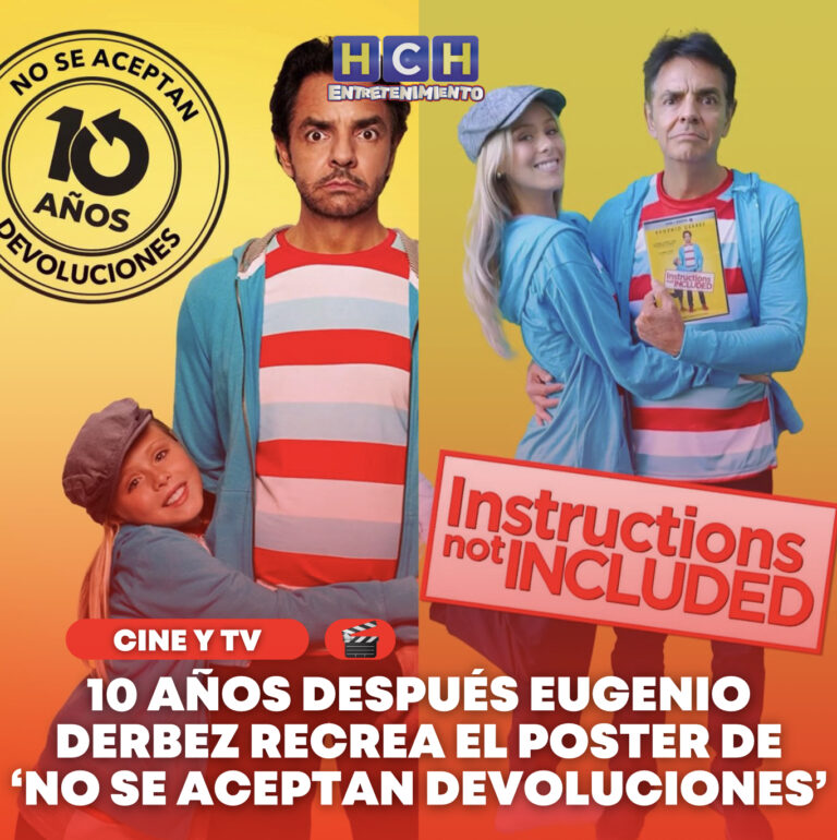 10 años después Eugenio Derbez recrea el poster de 'No se aceptan devoluciones' - HCH.TV