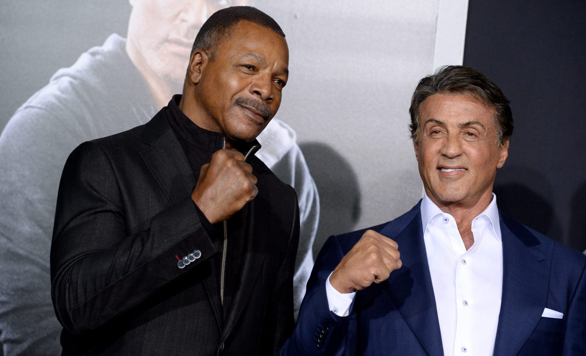 Sylvester Stallone le da Carl Weathers, coprotagonista de "Rocky", el "increíble crédito" que se ...