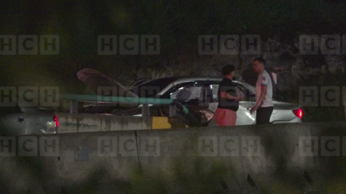 ¡De milagro! Conductor en presunto estado de ebriedad se salva de morir cerca del aeropuerto ...
