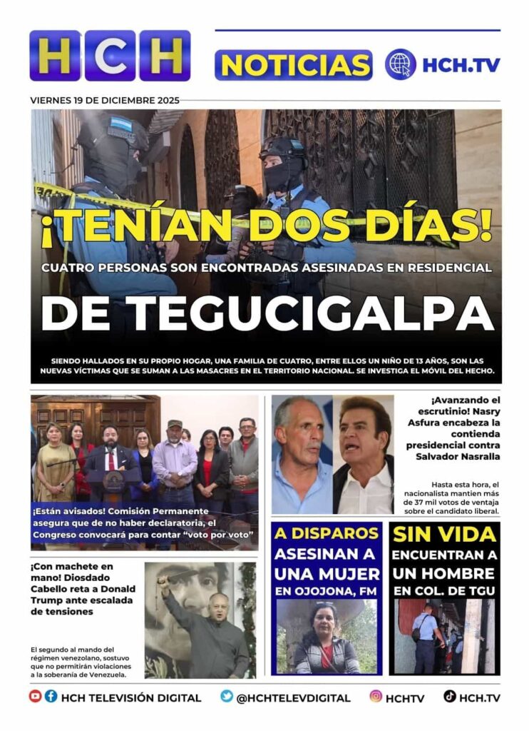 Portada HCH 19 de diciembre 2025 » HCH