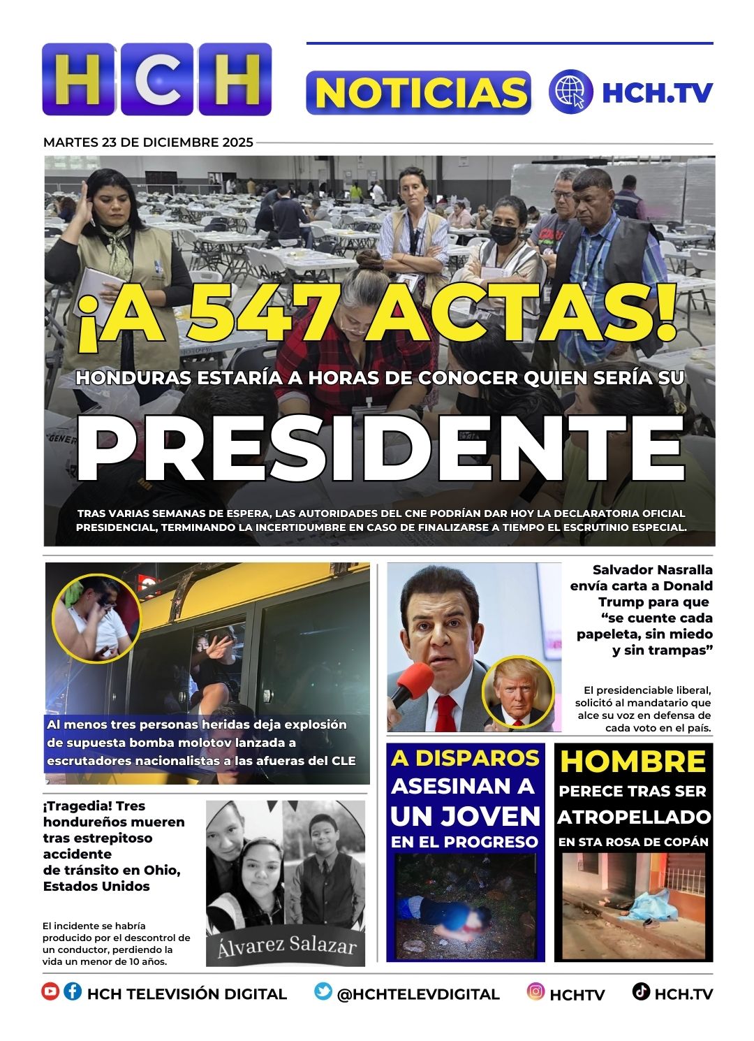 Portada HCH 23 de diciembre del 2025 » HCH