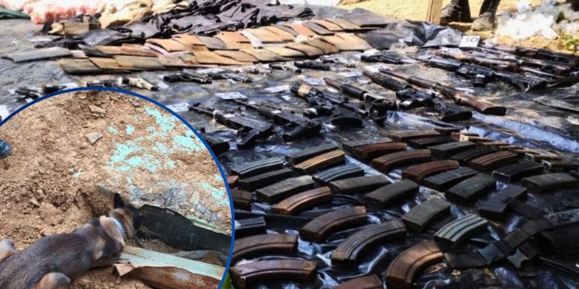 Bajo tierra hallan otro búnker de droga y armas de la MS13 en Omoa » HCH