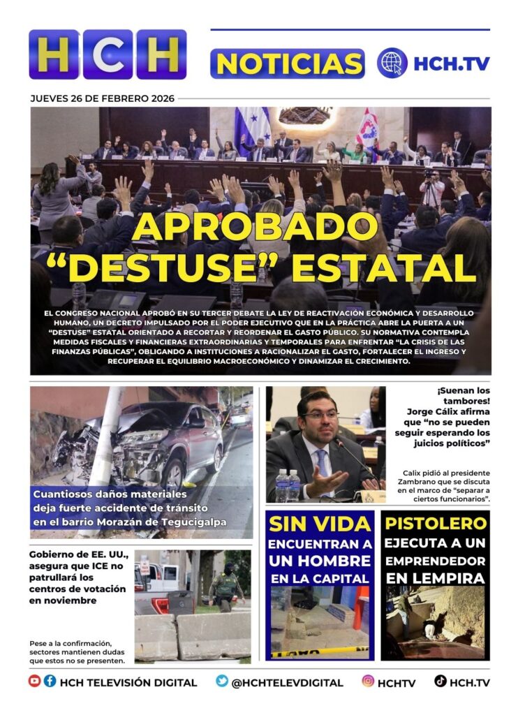 Portada HCH 26 de febrero del 2026 » HCH
