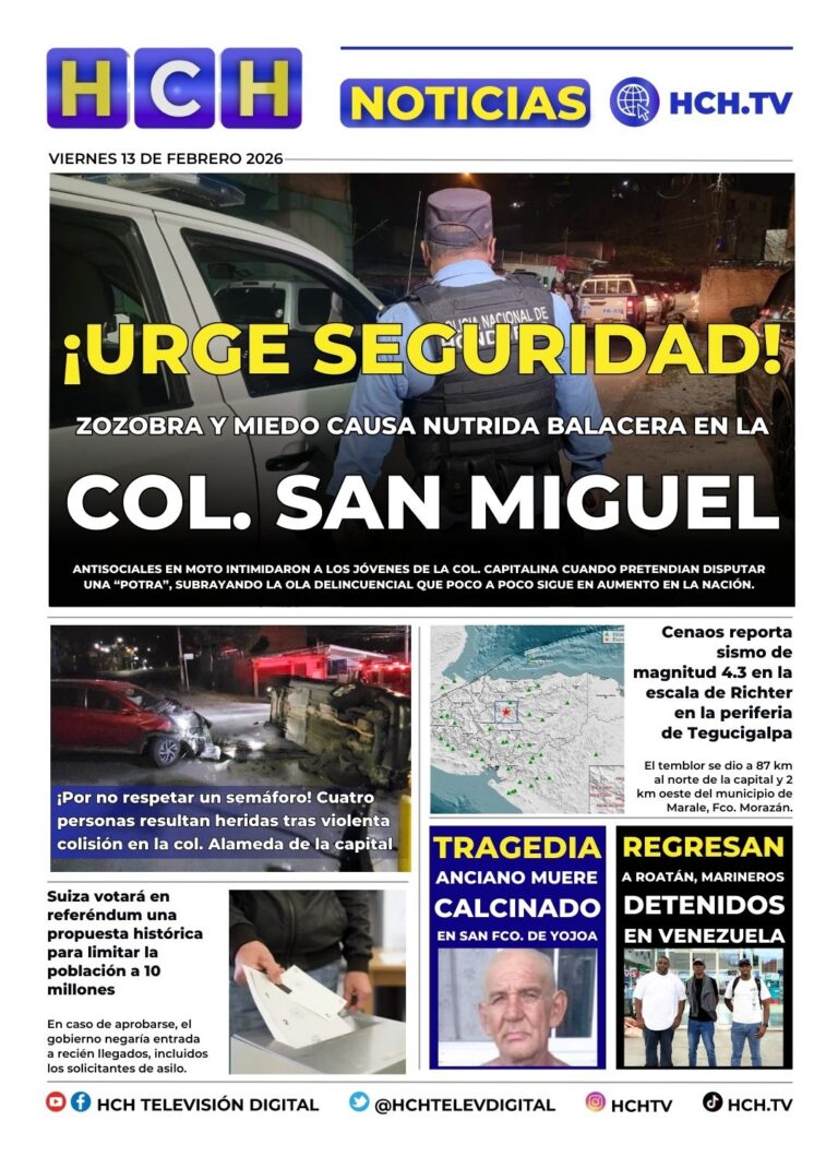Portada HCH 13 de febrero del 2026 » HCH