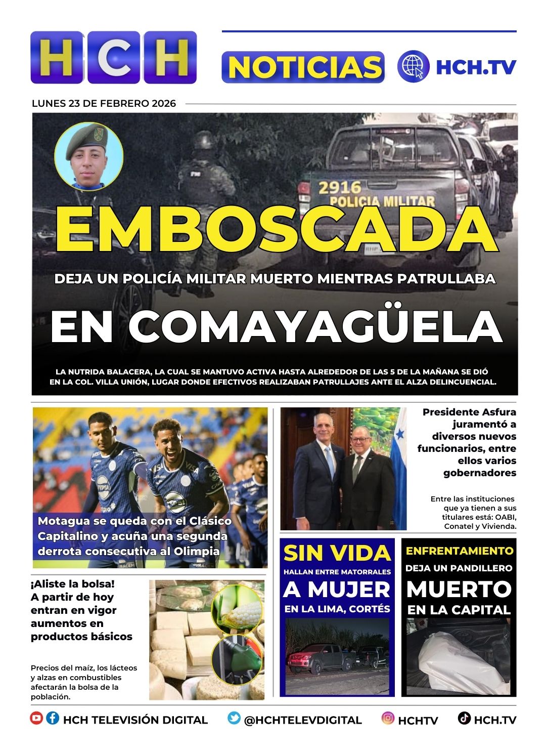 Portada HCH 23 de febrero del 2026 » HCH
