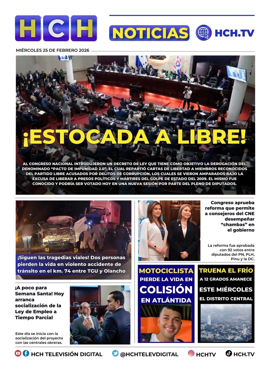 Portada HCH 25 de febrero del 2026 » HCH