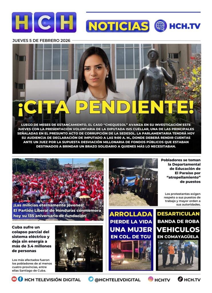 Portada HCH 5 de febrero del 2026 » HCH
