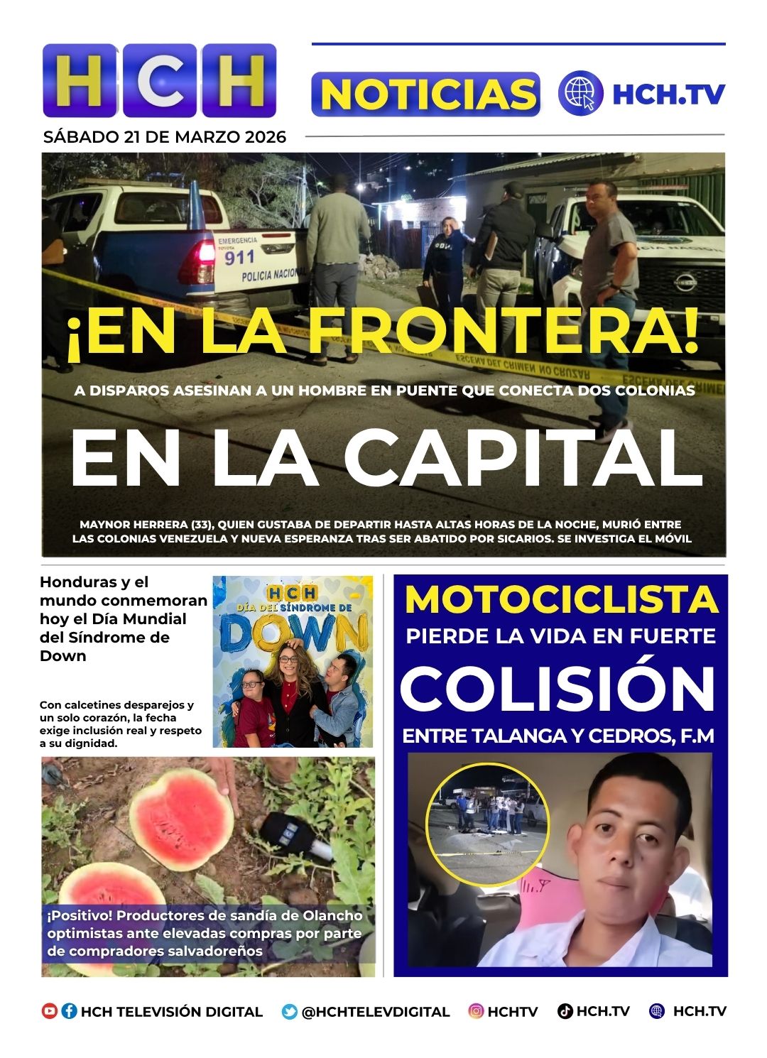 Portada HCH 21 de marzo del 2026 » HCH